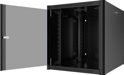 Coffret 19" - 12U 600 x 800 mm - Noir | Monté